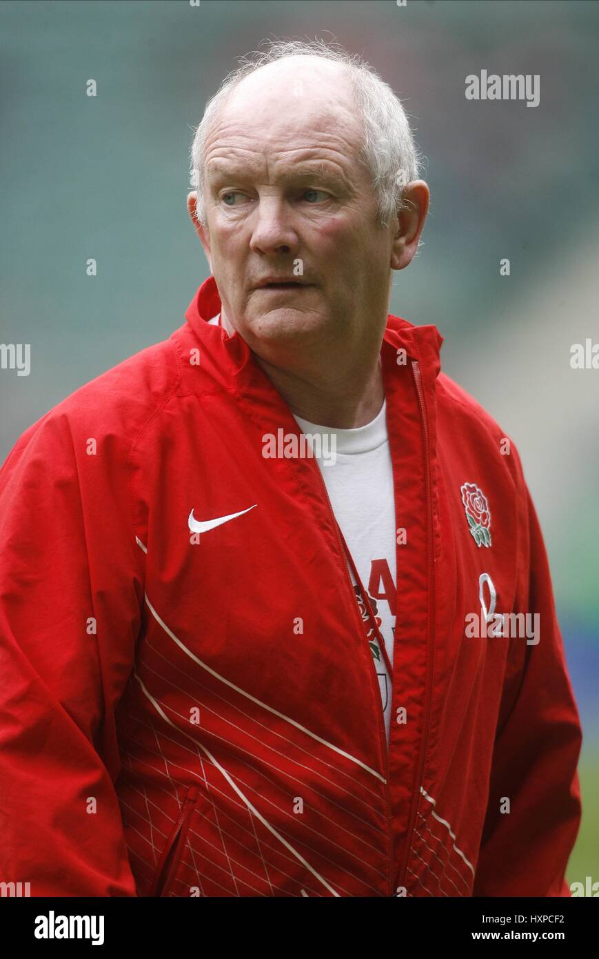BRIAN ASHTON ENGLAND RUGBY UNION HEAD COACH TWICKENHAM LONDON ENGLAND ...