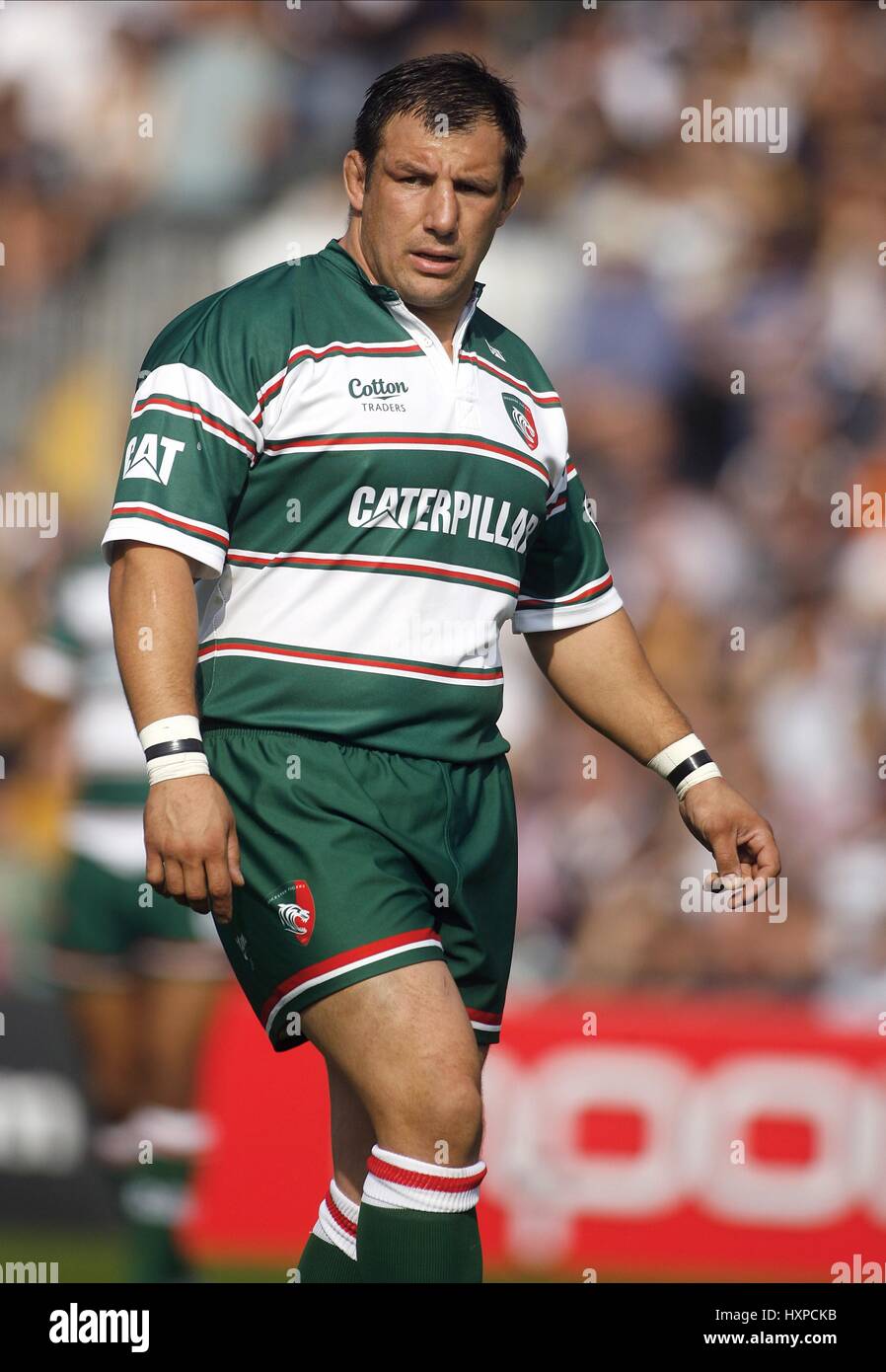 JULIAN WHITE LEICESTER TIGERS RUFC SIXWAYS STADIUM WORCESTER ENGLAND 20 ...