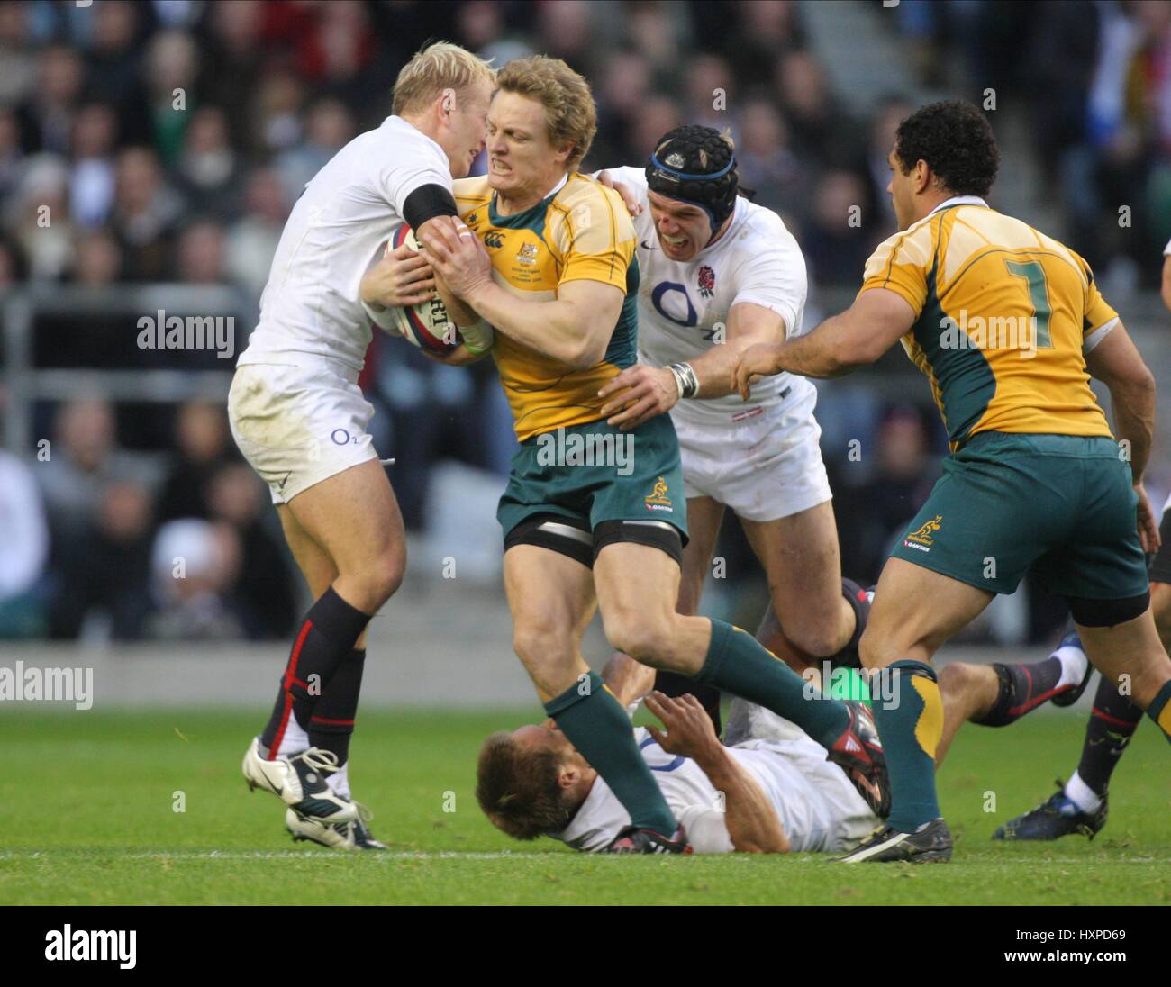 RYAN CROSS & SHANE GERAGHTY ENGLAND V AUSTRALIA TWICKENHAM MIDDLESEX ...