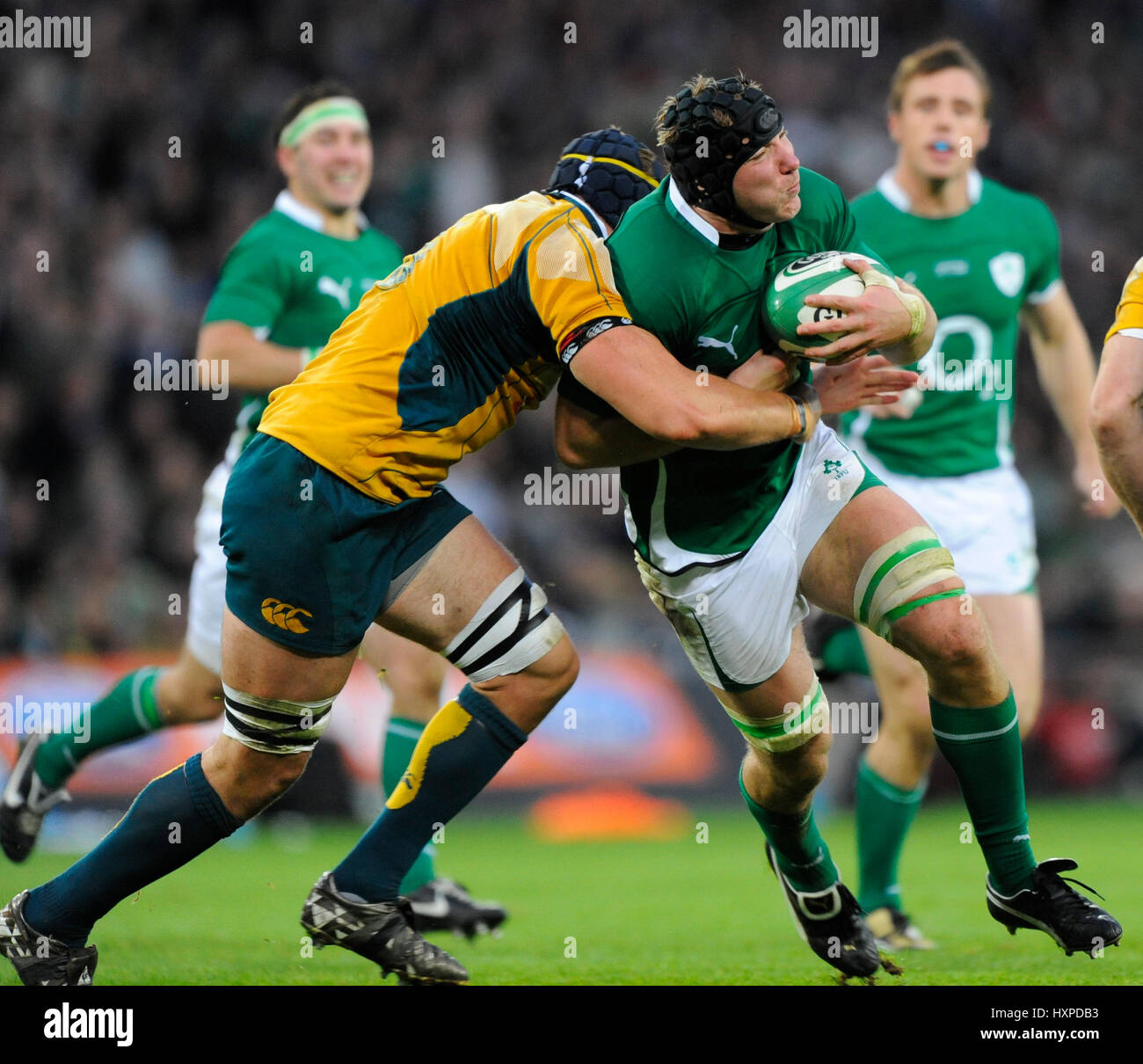 MARK CHISHOLM & STEPHEN FERRIS IRELAND V AUSTRALIA CROKE PARK DUBLIN ...