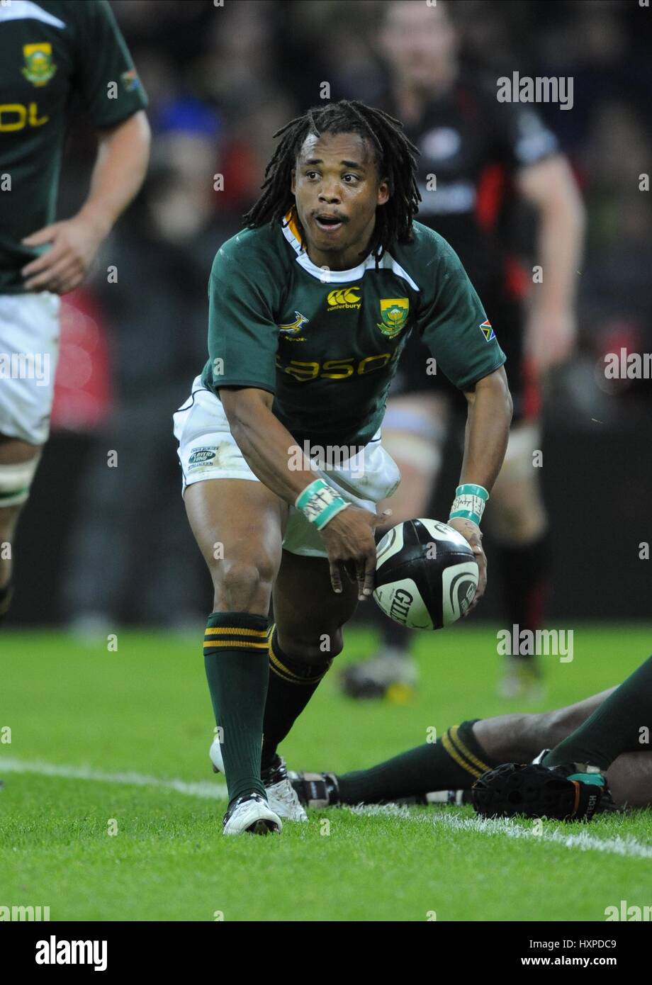 HEINI ADAMS SOUTH AFRICA WEMBLEY LONDON ENGLAND 17 November 2009 Stock ...