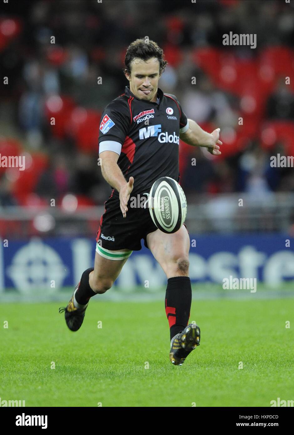 DERICK HOUGAARD SARACENS WEMBLEY LONDON ENGLAND 17 November 2009 Stock ...