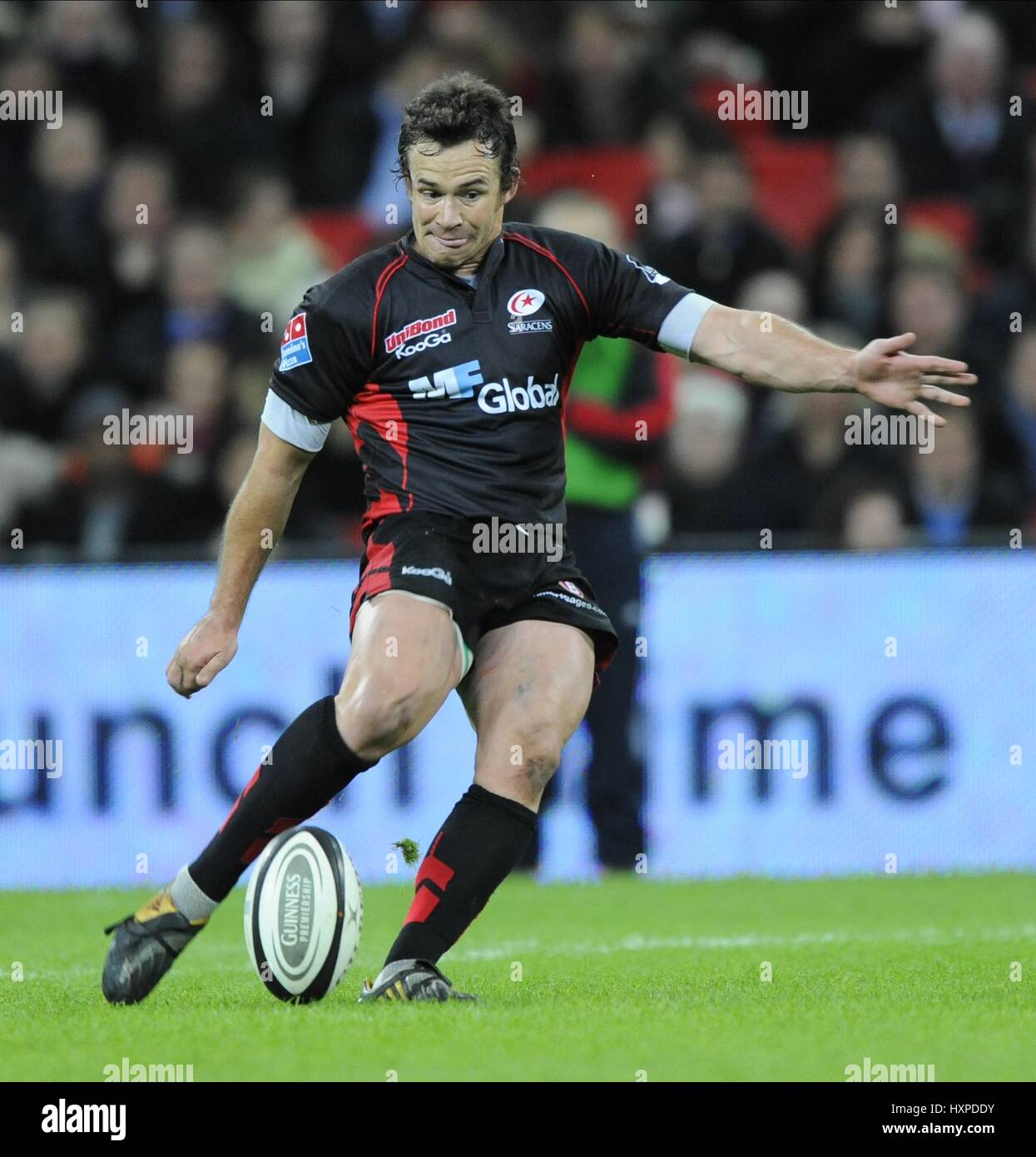 DERICK HOUGAARD SARACENS WEMBLEY LONDON ENGLAND 17 November 2009 Stock ...