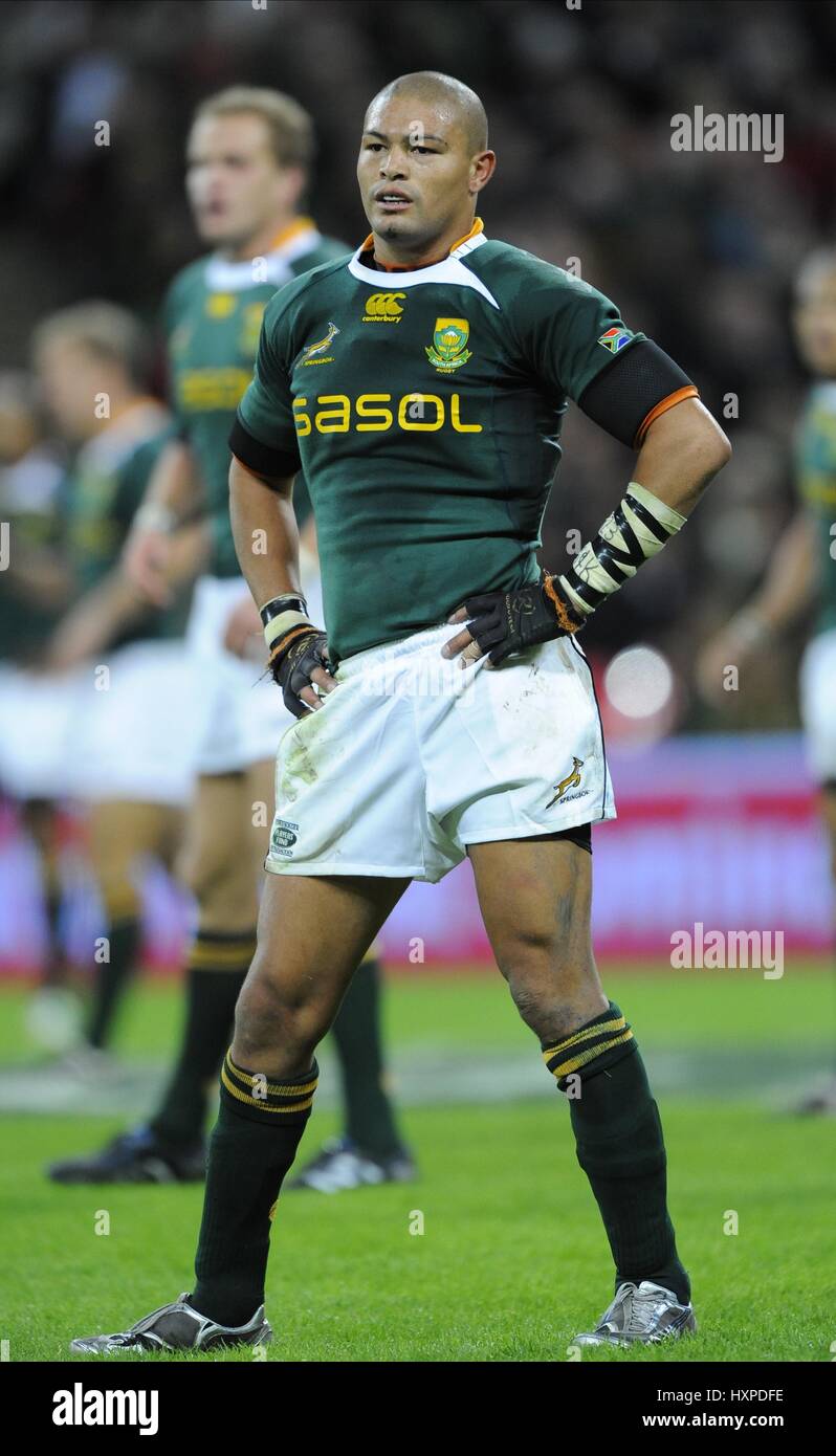 EARL ROSE SOUTH AFRICA WEMBLEY LONDON ENGLAND 17 November 2009 Stock ...