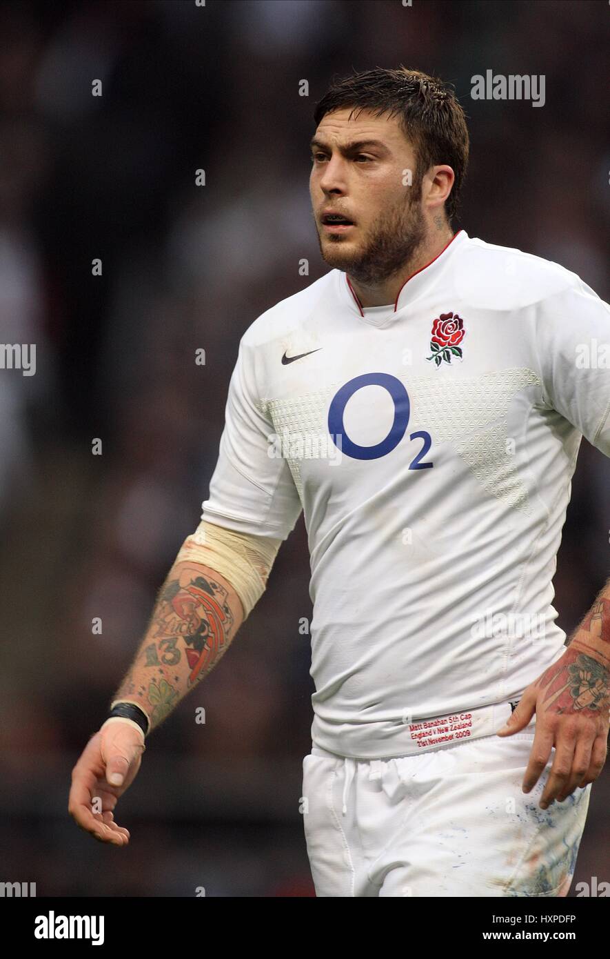 MATT BANAHAN ENGLAND & BATH RUGBY TWICKENHAM MIDDLESEX ENGLAND 21 ...