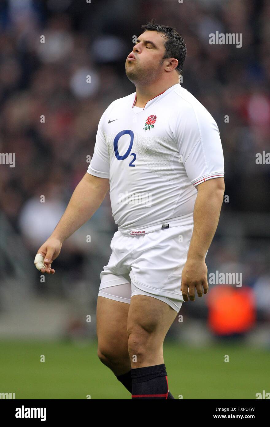 DUNCAN BELL ENGLAND & BATH RUGBY TWICKENHAM MIDDLESEX ENGLAND 21 ...