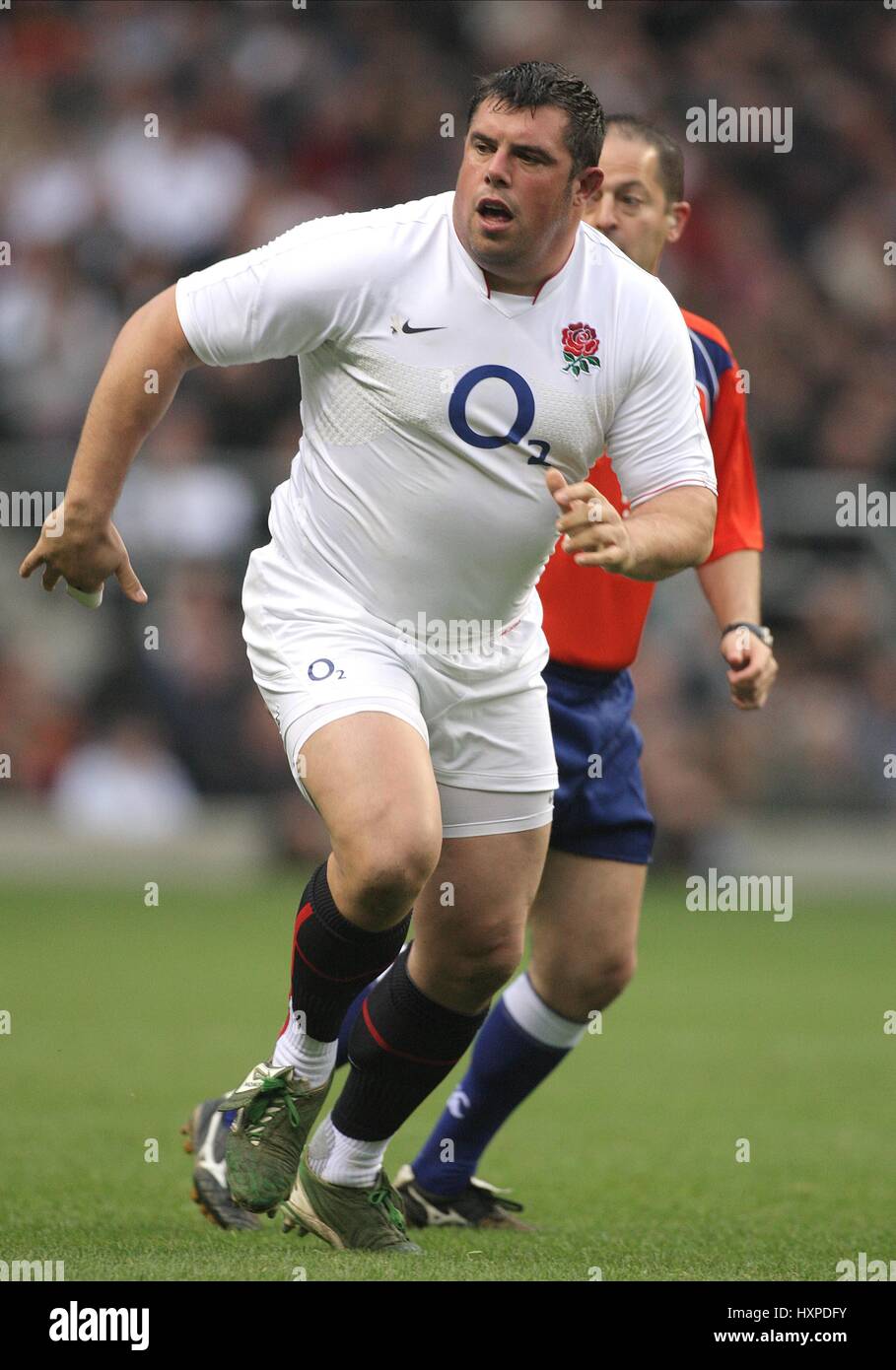 DUNCAN BELL ENGLAND & BATH RUGBY TWICKENHAM MIDDLESEX ENGLAND 21 ...