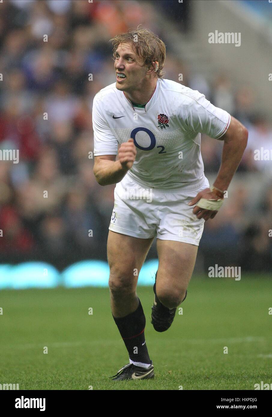 LEWIS MOODY ENGLAND & LEICESTER TIGERS RU TWICKENHAM MIDDLESEX ENGLAND ...