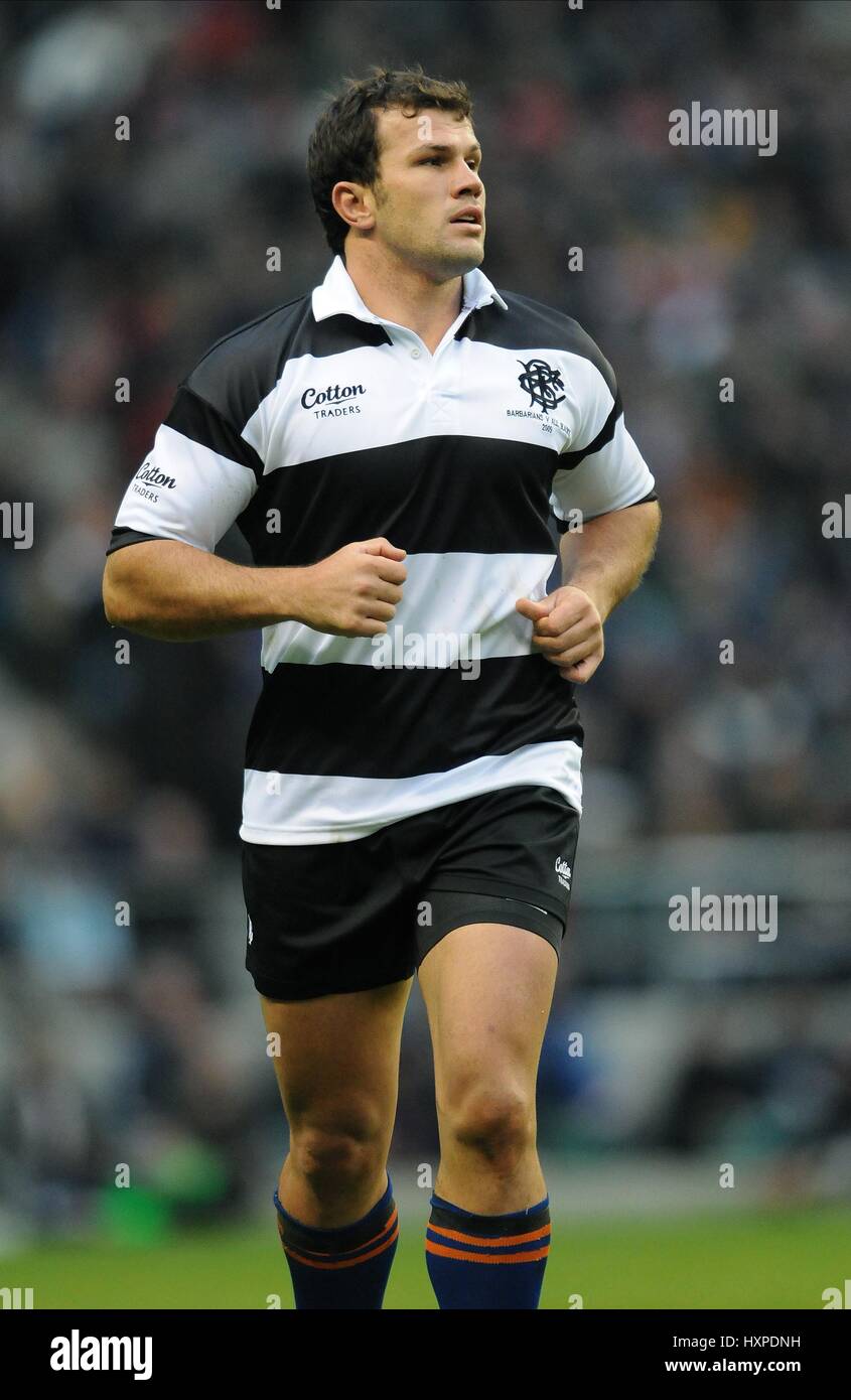 BISMARCK DU PLESSIS BARBARIANS & SOUTH AFRICA TWICKENHAM LONDON ENGLAND ...