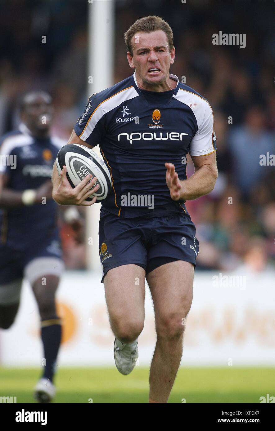 CHRIS LATHAM WORCESTER WARRIORS RUFC SIXWAYS STADIUM WORCESTER ENGLAND ...