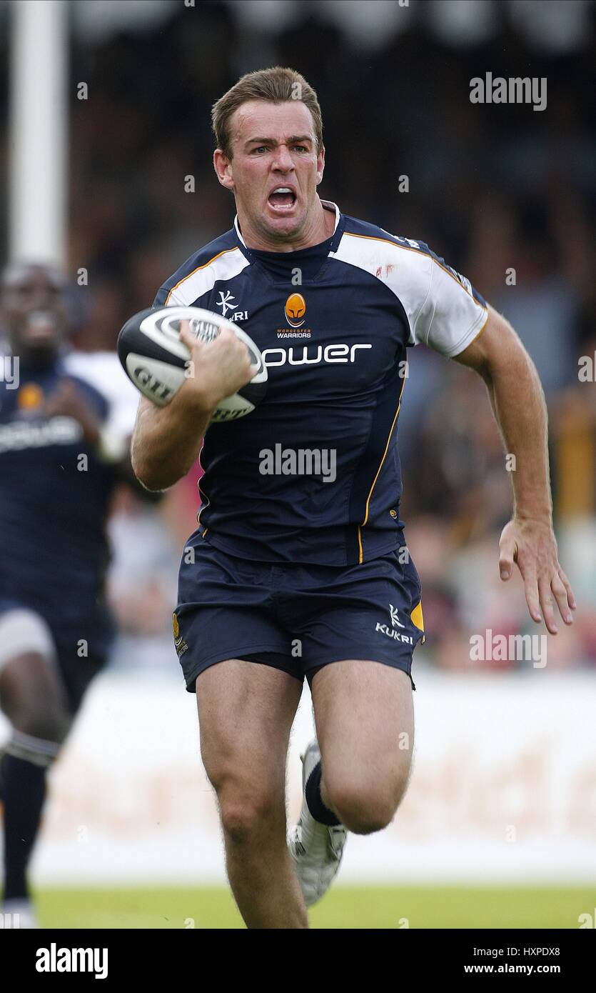 CHRIS LATHAM WORCESTER WARRIORS RUFC SIXWAYS STADIUM WORCESTER ENGLAND ...