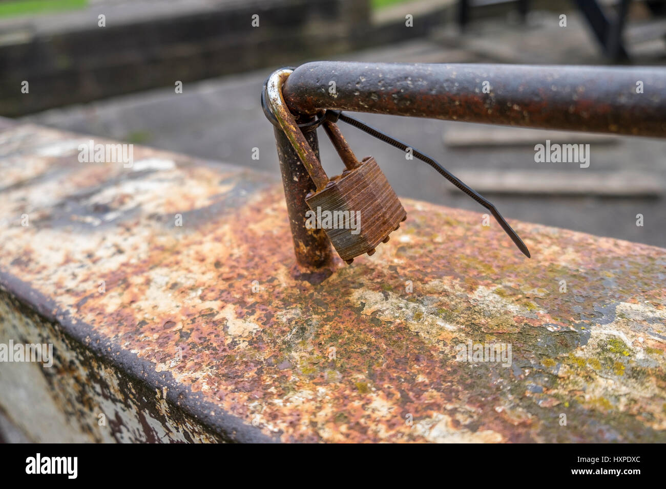 Wigan flight of 14 locks Stock Photo - Alamy