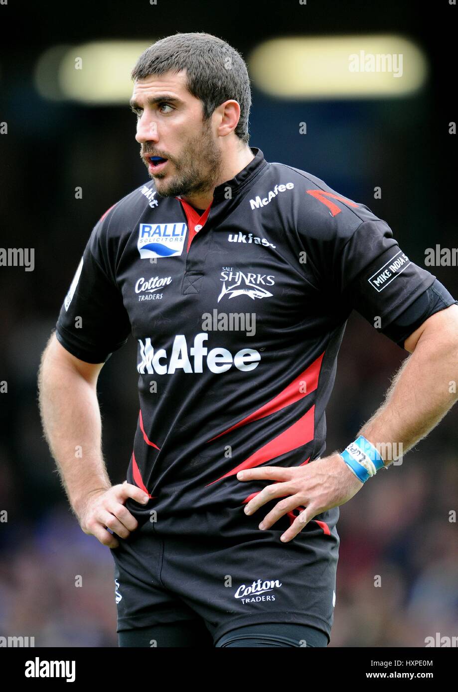 JUAN MARTIN FERNANDEZ LOBBE SALE SHARKS RU EDGELEY PARK STOCKPORT ...