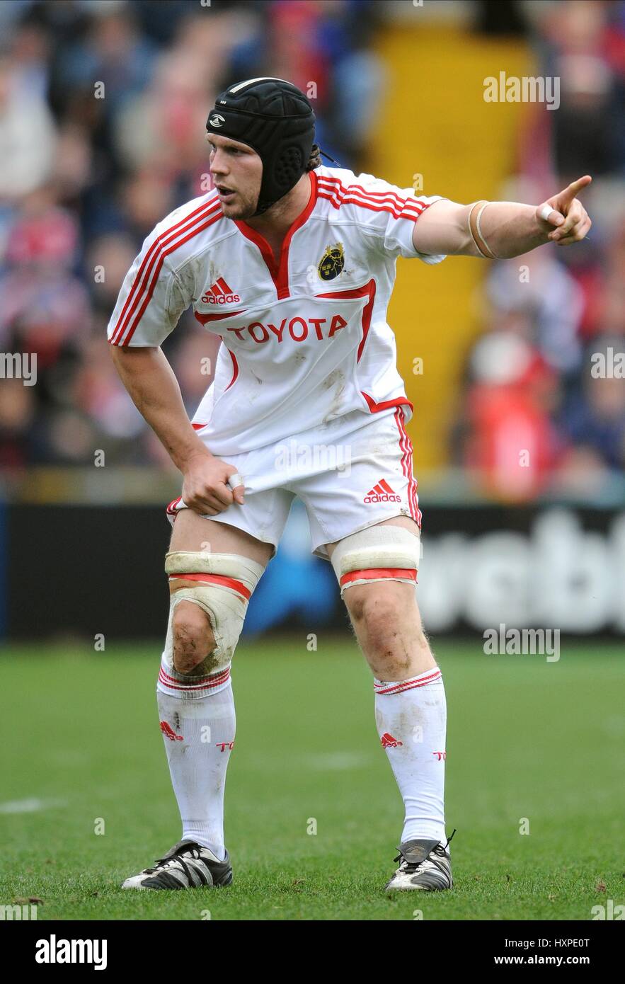 ALAN QUINLAN MUNSTER RU EDGELEY PARK STOCKPORT ENGLAND 19 October 2008 ...