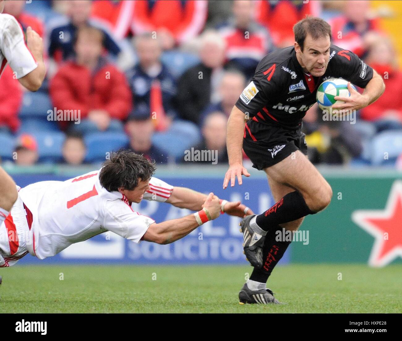 IAN DOWLING & CHARLIE HODGSON SALE SHARKS V MUNSTER EDGELEY PARK ...