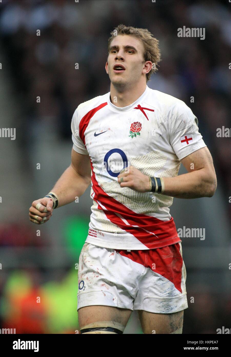 TOM CROFT ENGLAND & LEICESTER TIGERS RU TWICKENHAM MIDDLESEX ENGLAND 15 ...