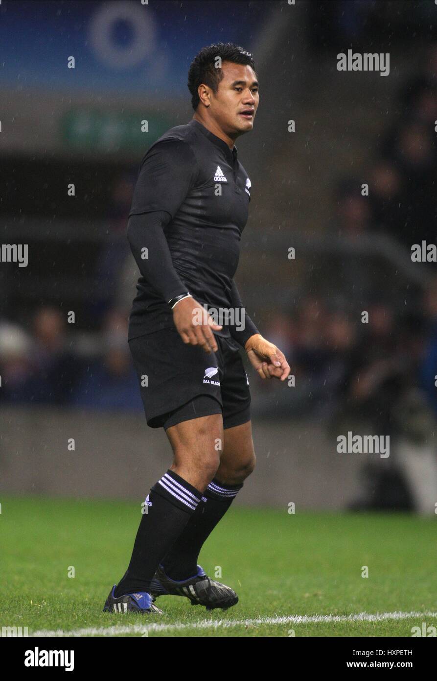 ISAIA TOEAVA NEW ZEALAND RU TWICKENHAM LONDON ENGLAND 29 November 2008 ...