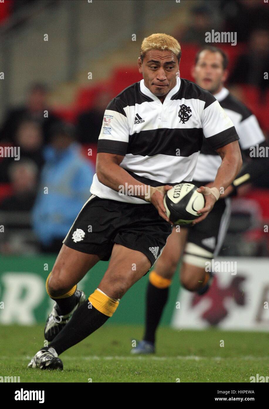 JERRY COLLINS BARBARIANS & NEW ZEALAND RU WEMBLEY STADIUM LONDON ...