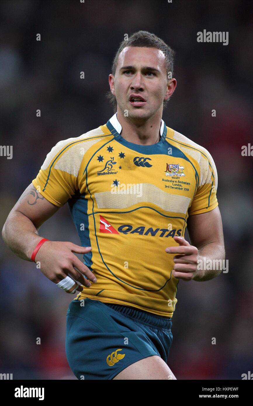 QUADE COOPER AUSTRALIA & QUEENSLAND REDS RU WEMBLEY STADIUM LONDON ...