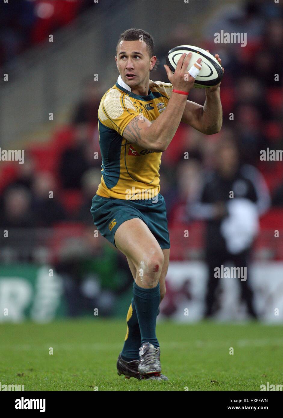 QUADE COOPER AUSTRALIA & QUEENSLAND REDS RU WEMBLEY STADIUM LONDON ...