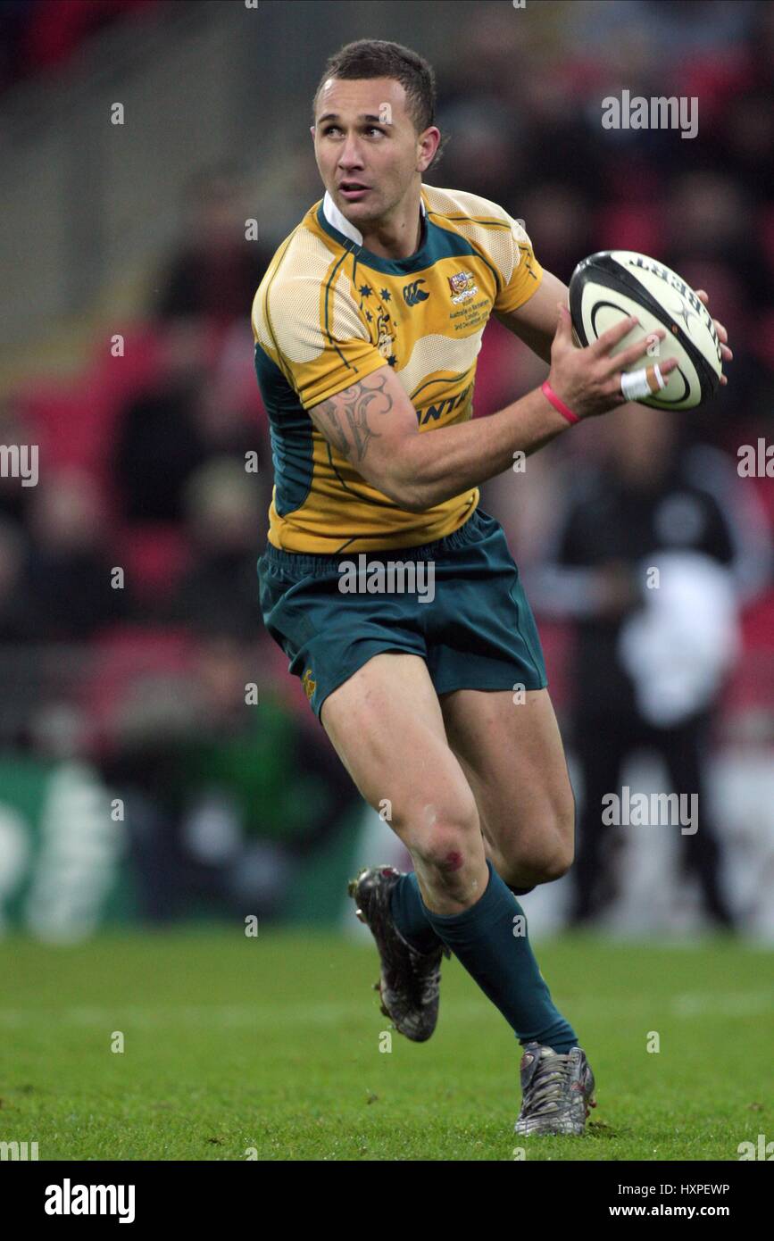 QUADE COOPER AUSTRALIA & QUEENSLAND REDS RU WEMBLEY STADIUM LONDON ...