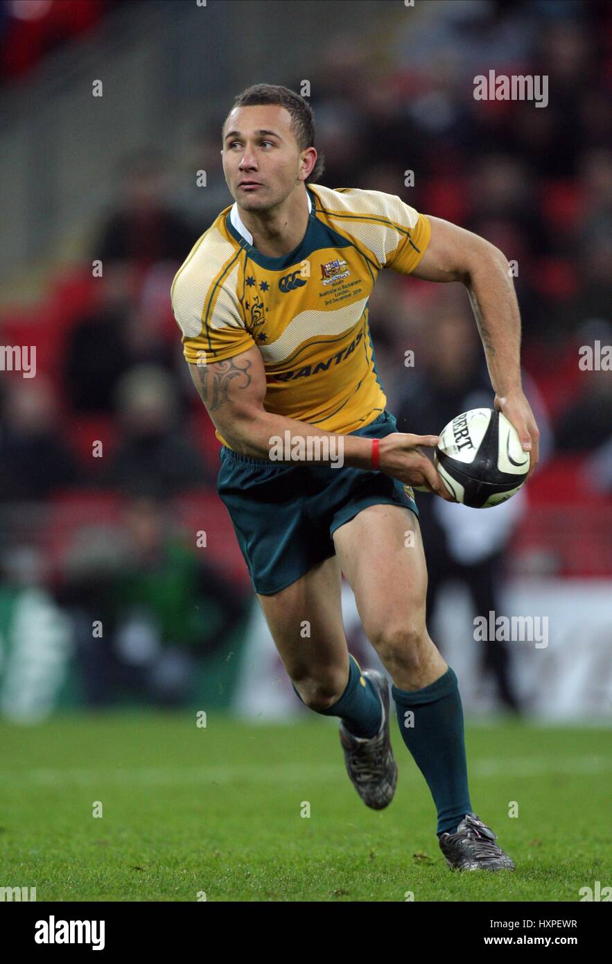 QUADE COOPER AUSTRALIA & QUEENSLAND REDS RU WEMBLEY STADIUM LONDON ...
