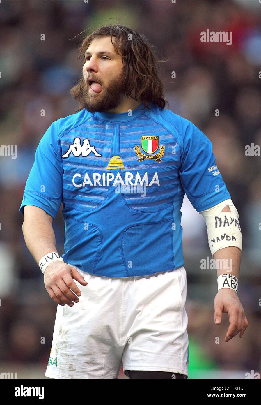 MARTIN CASTROGIOVANNI ITALY & LEICESTER TIGERS RU TWICKENHAM MIDDLESEX ...