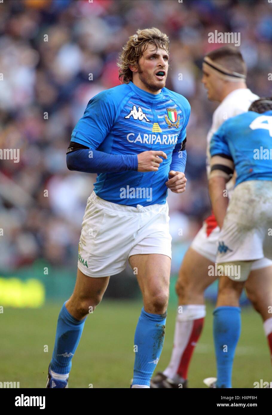 MIRCO BERGAMASCO ITALY & STADE FRANCE RU TWICKENHAM MIDDLESEX ENGLAND ...