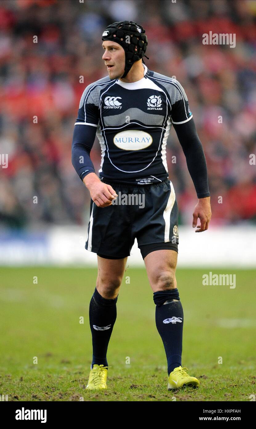 SIMON WEBSTER SCOTLAND & EDINBURGH MURRAYFIELD STADIUM EDINBURGH ...