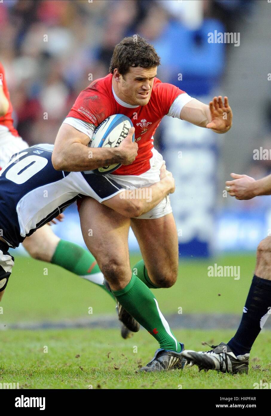 PHIL GODMAN & JAMIE ROBERTS SCOTLAND V WALES MURRAYFIELD STADIUM ...