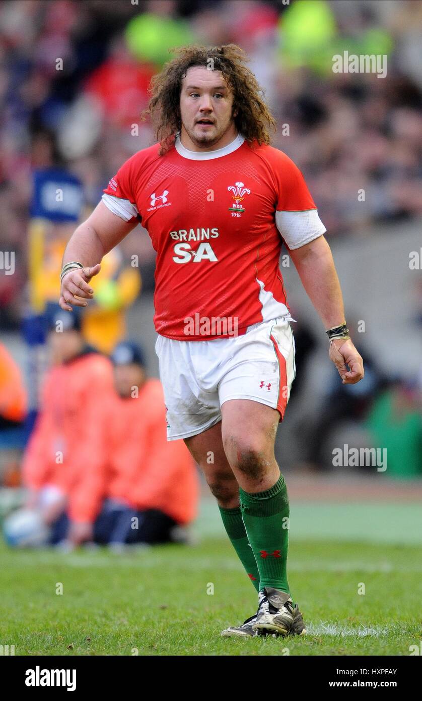 ADAM JONES WALES & OSPREYS MURRAYFIELD STADIUM EDINBURGH SCOTLAND 08 ...