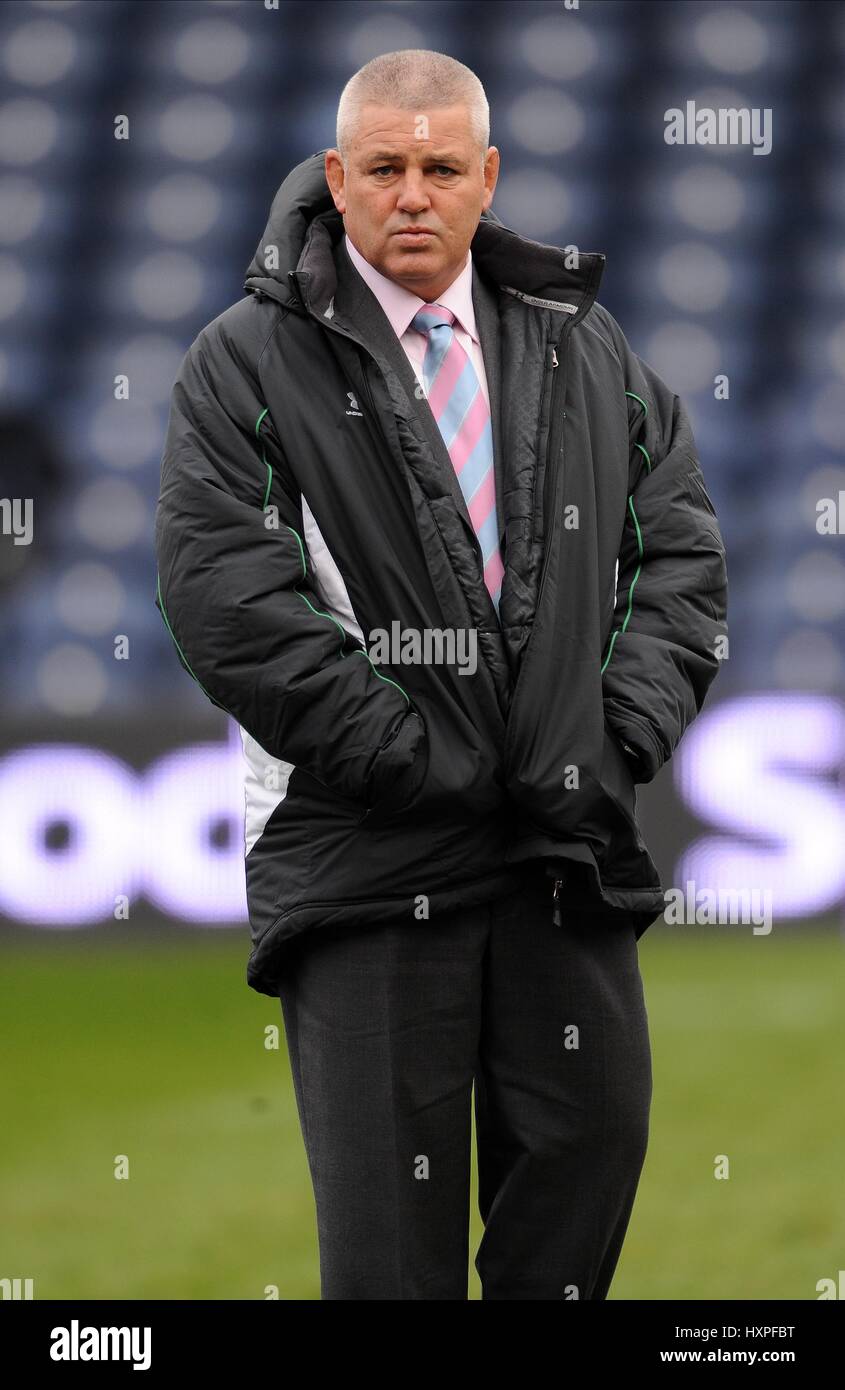 WARREN GATLAND WALES RUGBY UNION COACH MURRAYFIELD STADIUM EDINBURGH ...