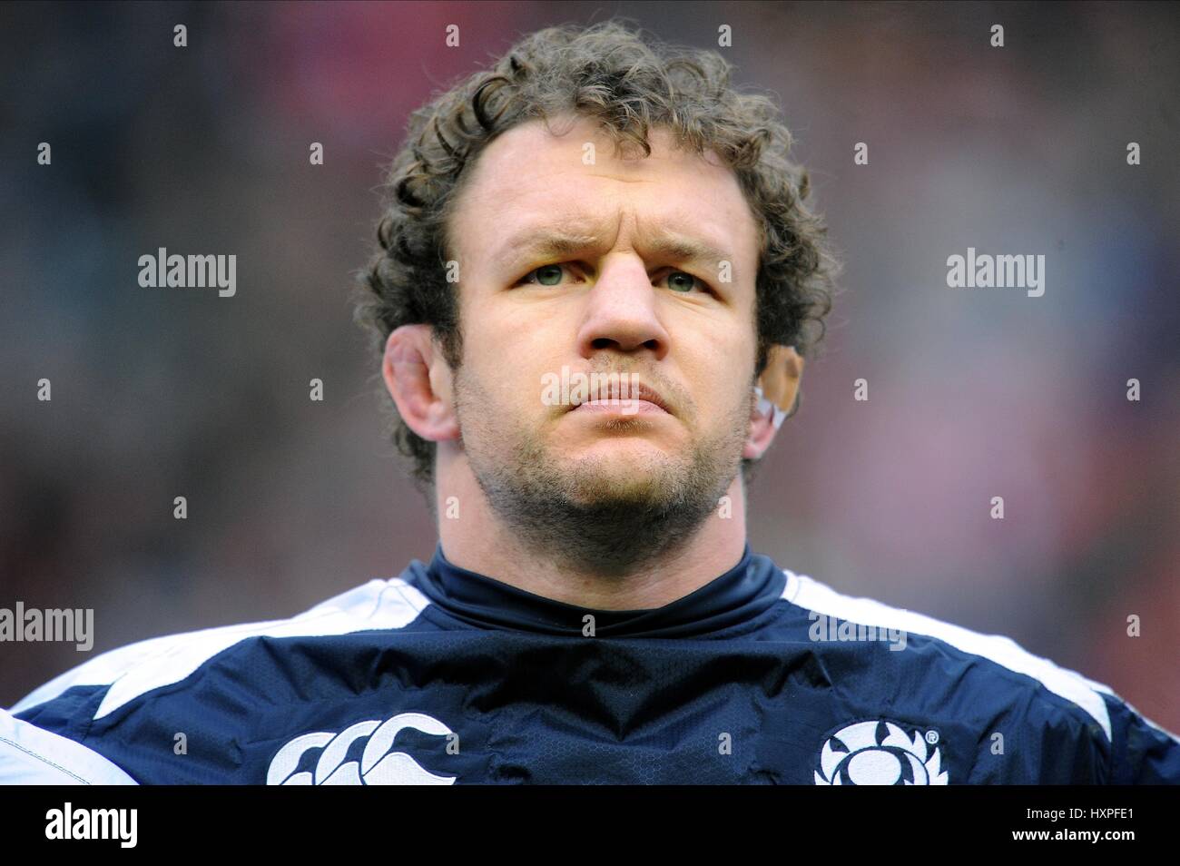 JASON WHITE SCOTLAND & SALE SHARKS RU MURRAYFIELD STADIUM EDINBURGH ...