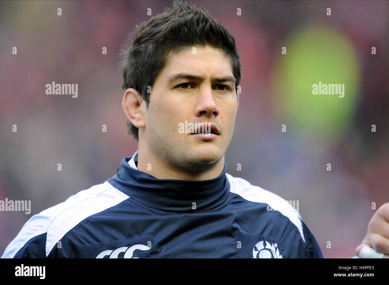 SCOTT GRAY SCOTLAND & NORTHHAMPTON SAINTS MURRAYFIELD STADIUM EDINBURGH ...