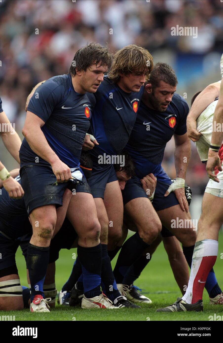 Full length scrum hi-res stock photography and images - Alamy