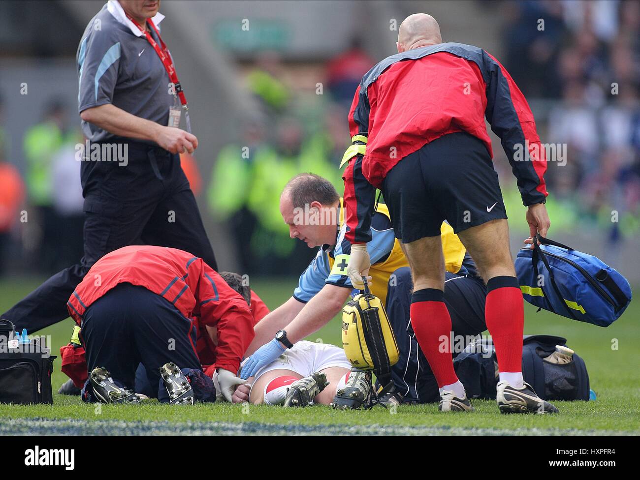 HARRY ELLIS ENGLAND & LEICESTER TIGERS RU TWICKENHAM MIDDLESEX ENGLAND ...