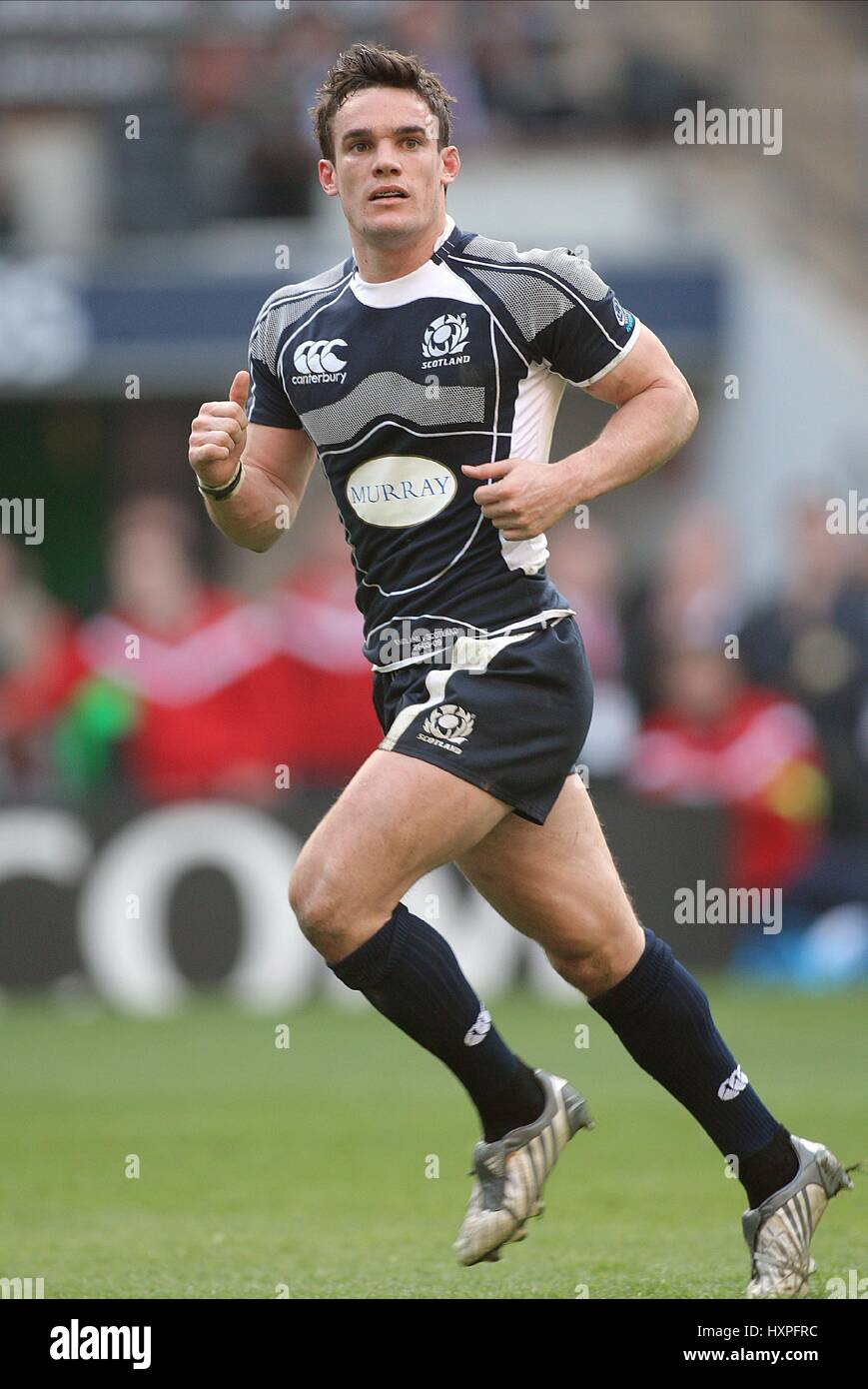 MAX EVANS SCOTLAND & GLASGOW WARRIORS RU TWICKENHAM MIDDLESEX ENGLAND ...