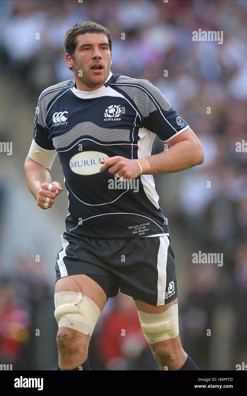 JIM HAMILTON SCOTLAND & EDINBURGH RU TWICKENHAM MIDDLESEX ENGLAND 21 ...