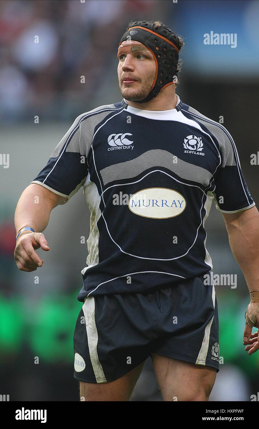 EUAN MURRAY SCOTLAND & GLASGOW WARRIORS RU TWICKENHAM MIDDLESEX ENGLAND ...