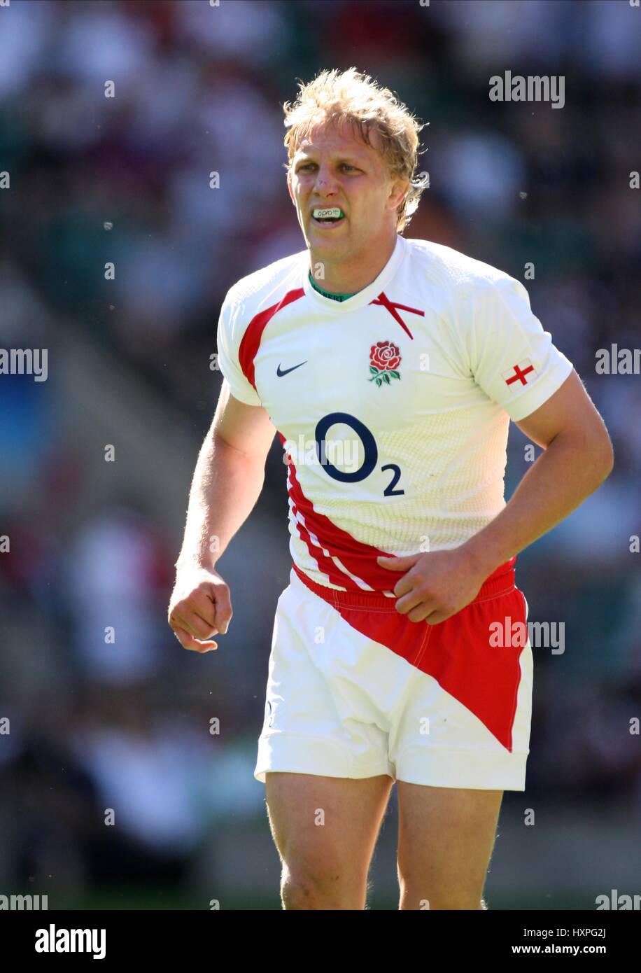 LEWIS MOODY ENGLAND & LEICESTER TIGERS RU TWICKENHAM MIDDLESEX ENGLAND ...