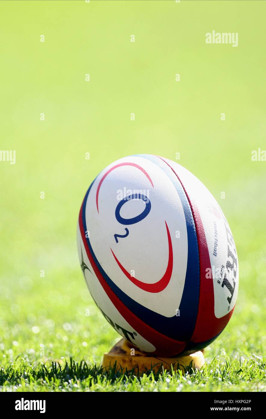 INTERNATIONAL RUGBY BALL ENGLAND V BARBARIANS TWICKENHAM MIDDLESEX ...