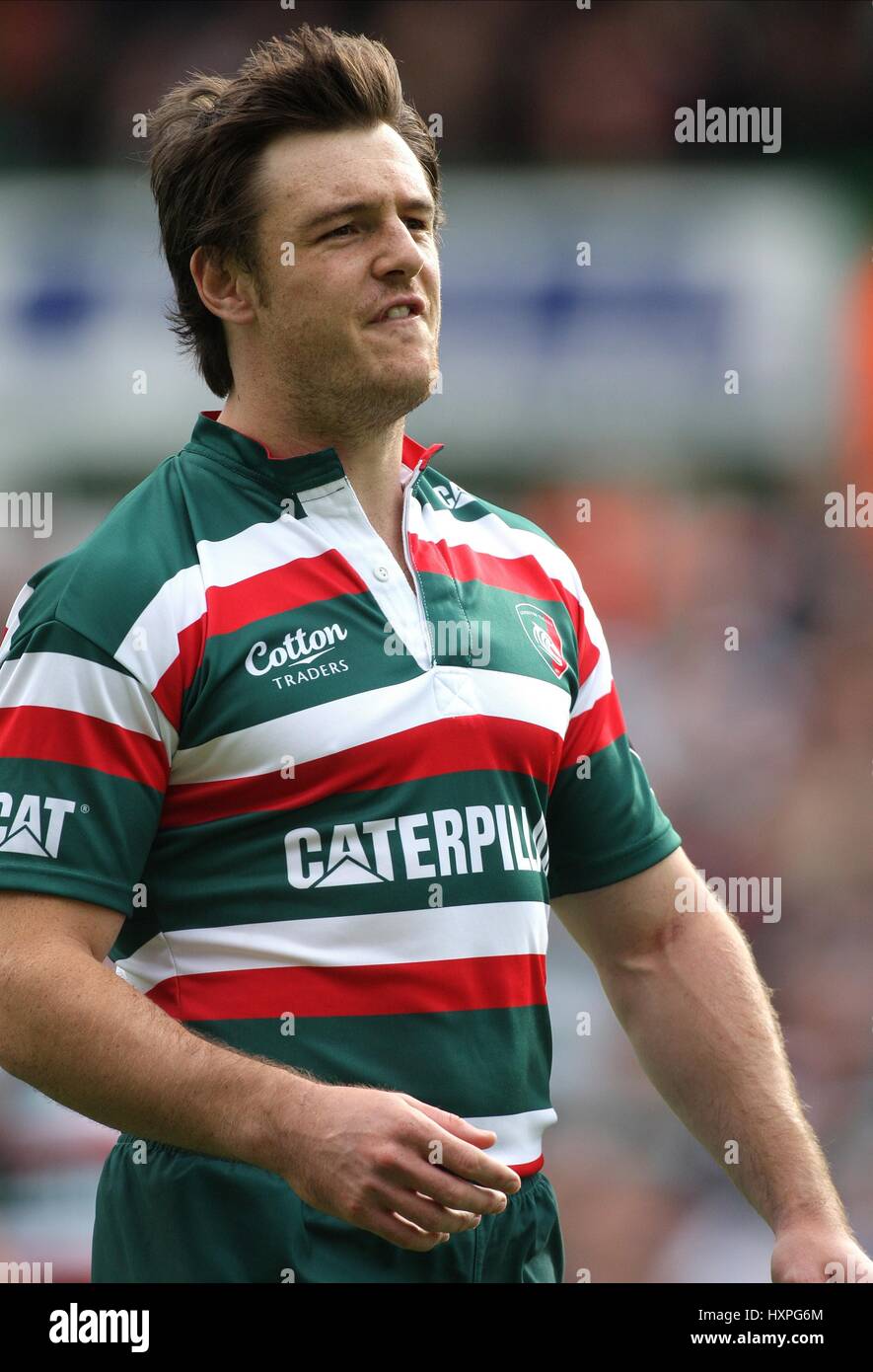 Rugby union guinness premiership welford road hi-res stock photography ...