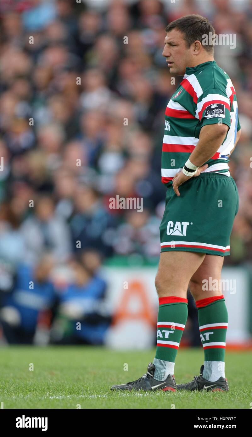 JULIAN WHITE LEICESTER TIGERS RU WELFORD ROAD LEICESTER ENGLAND 03 ...