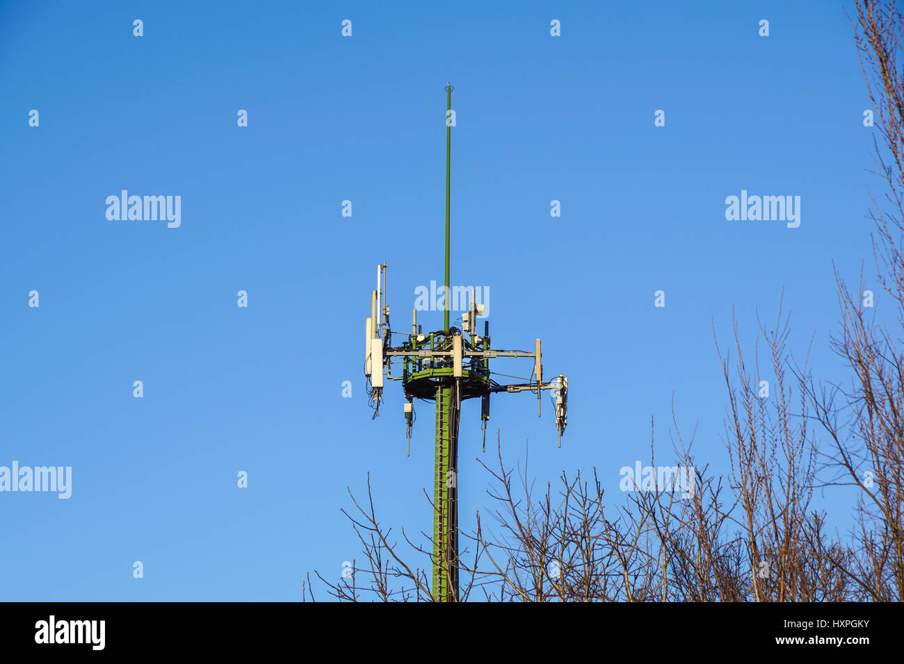 Cell tower antennas hi-res stock photography and images - Alamy