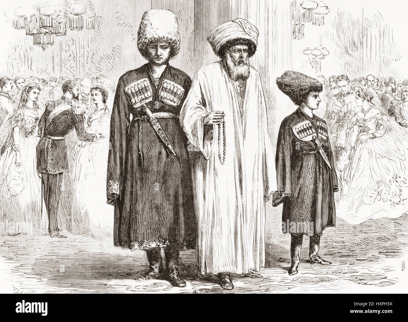 Imam Shamil, also spelled Shamyl, Schamil, Schamyl or Shameel, 1797 ...