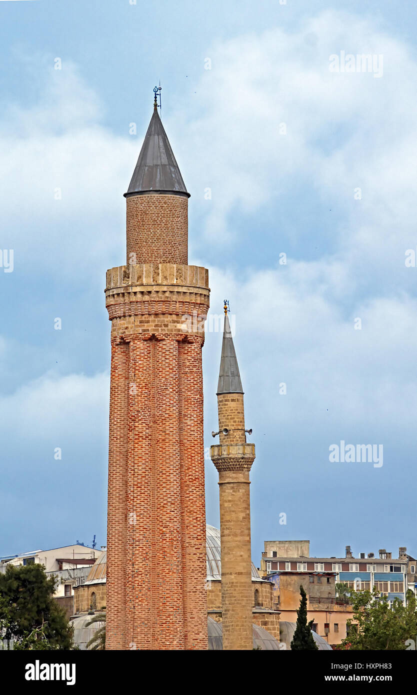 Historical Landmark Grooved Minaret (Yivli Minare) Kaleici, Antalya ...