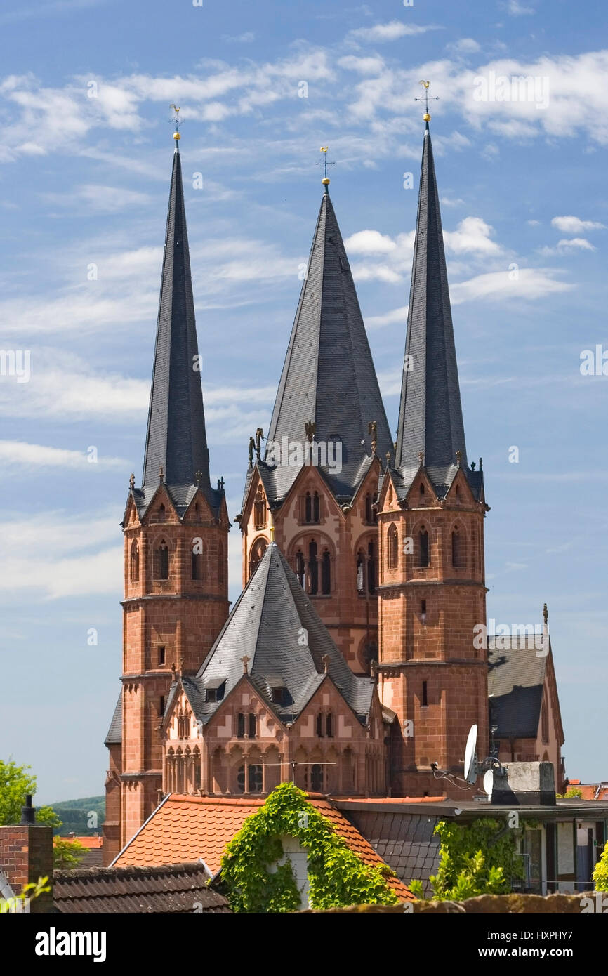 Germany, Hessen, Gelnhausen, Marien's church,, Deutschland,Hessen ...