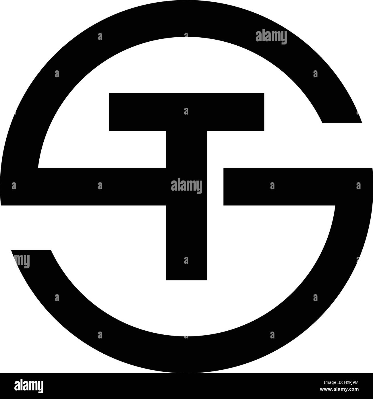 Letter S symbol combination with T Stock Vector Image & Art - Alamy