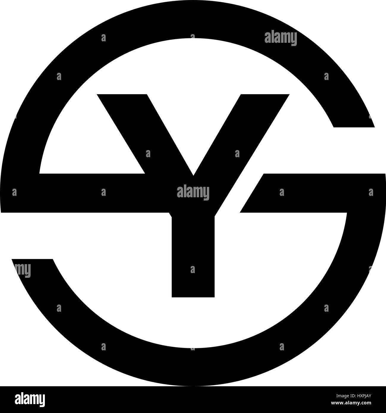 Letter S symbol combination with Y Stock Vector Image & Art - Alamy