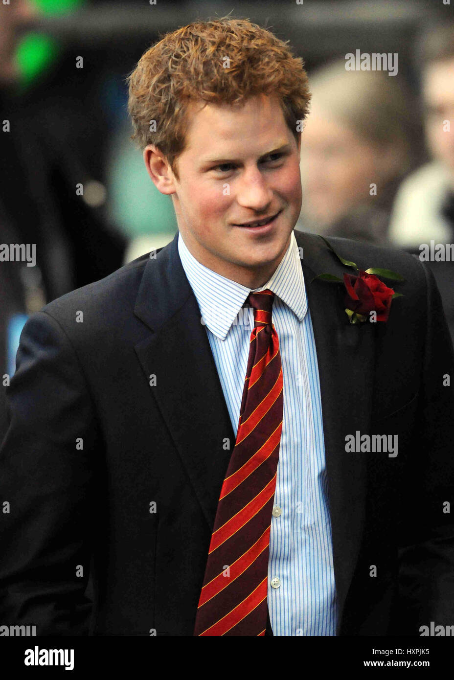 HRH PRINCE HARRY ENGLAND V WALES TWICKENHAM LONDON ENGLAND 06 February ...